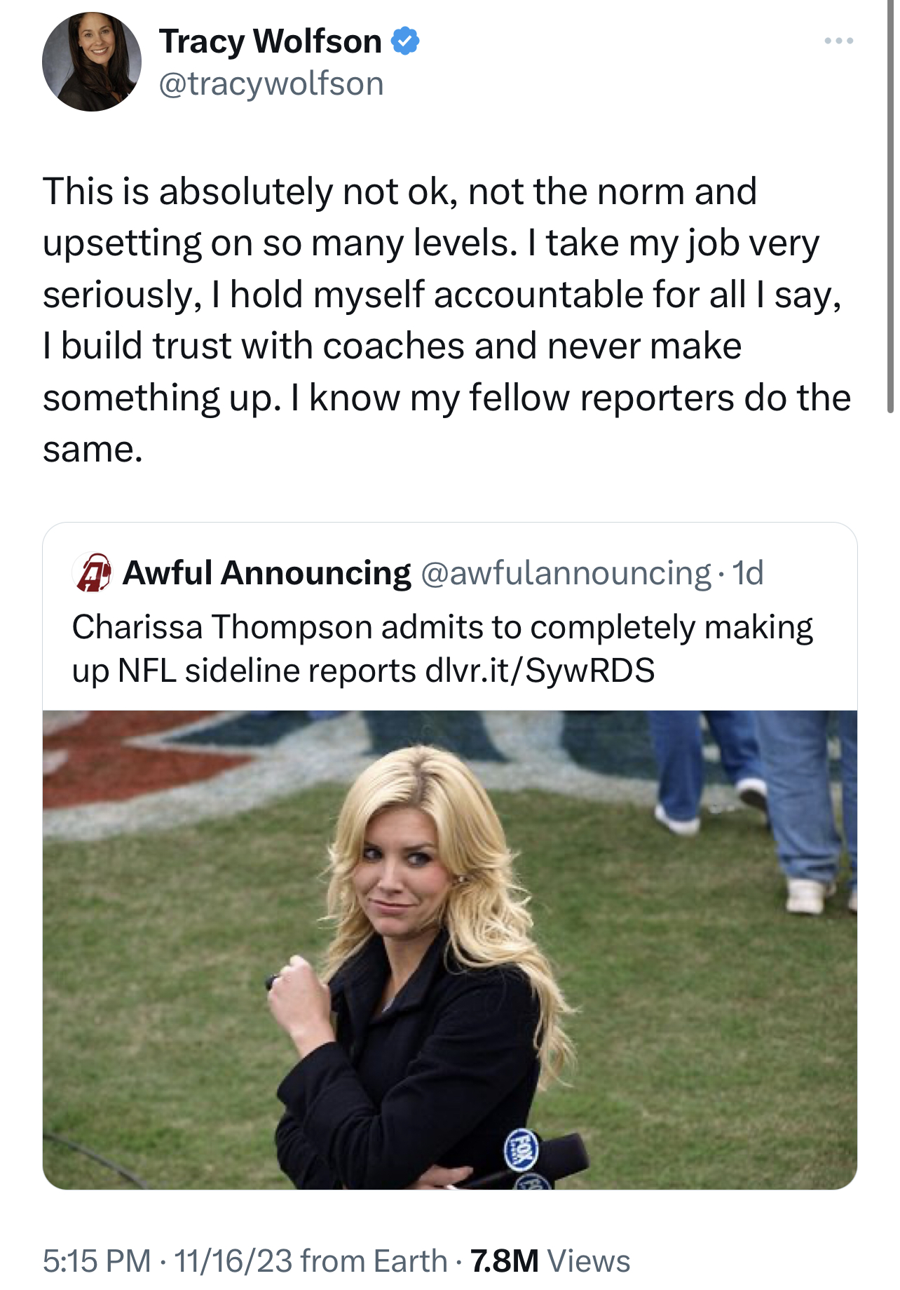 NFL Sideline Reporter Charissa Thompson Admits Making Up Reports — So ...